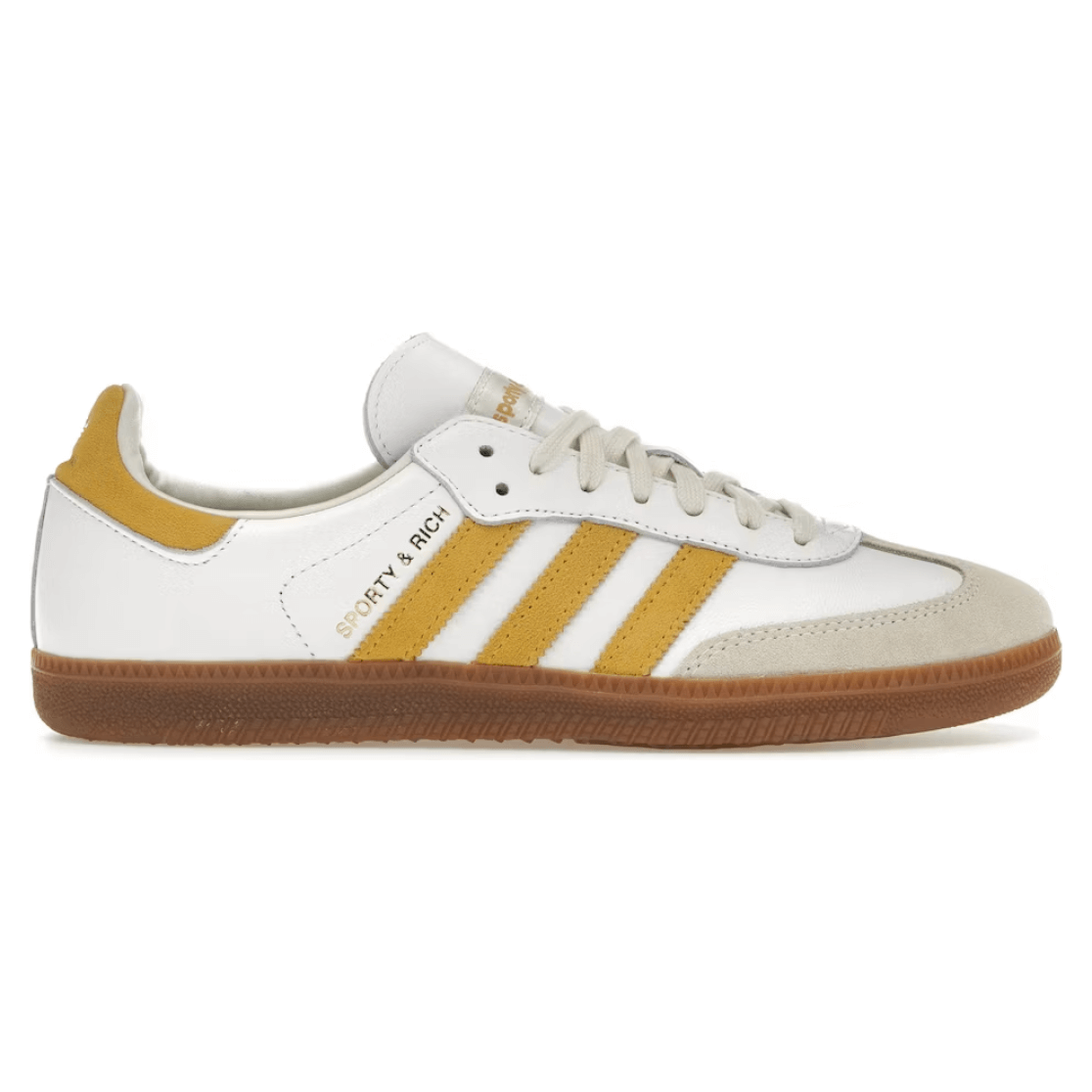 Adidas Samba Sporty & Rich White Bold Gold | Adidas | KershKicks