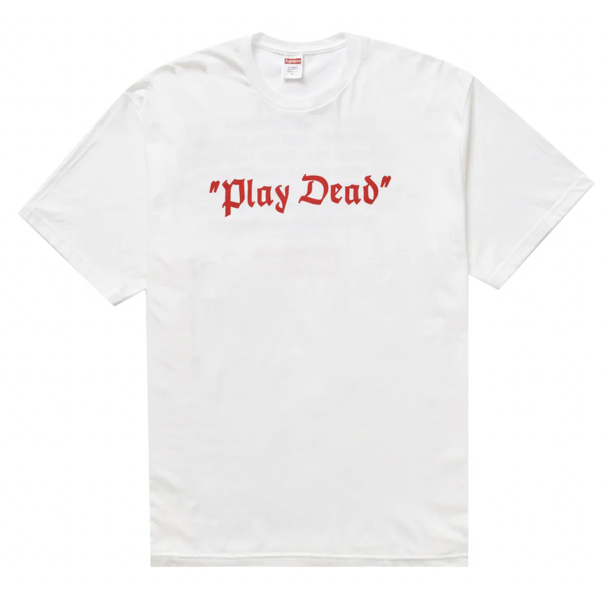 Supreme “Play Dead” Tee White | Supreme | KershKicks
